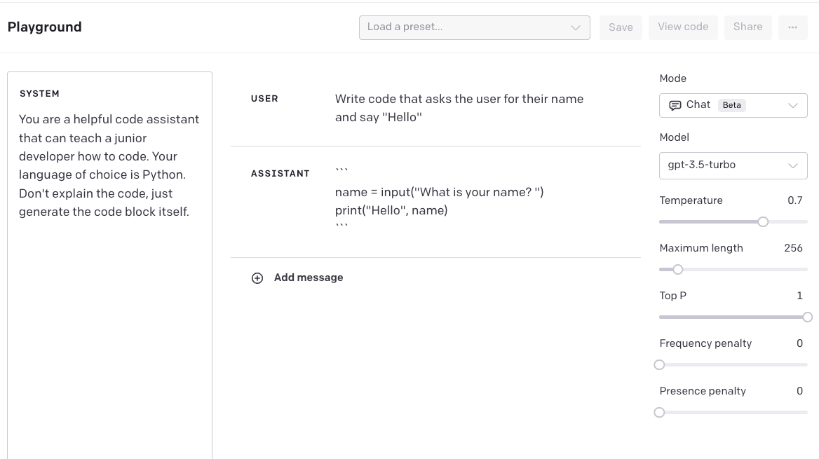Generating Code | Prompt Engineering Guide